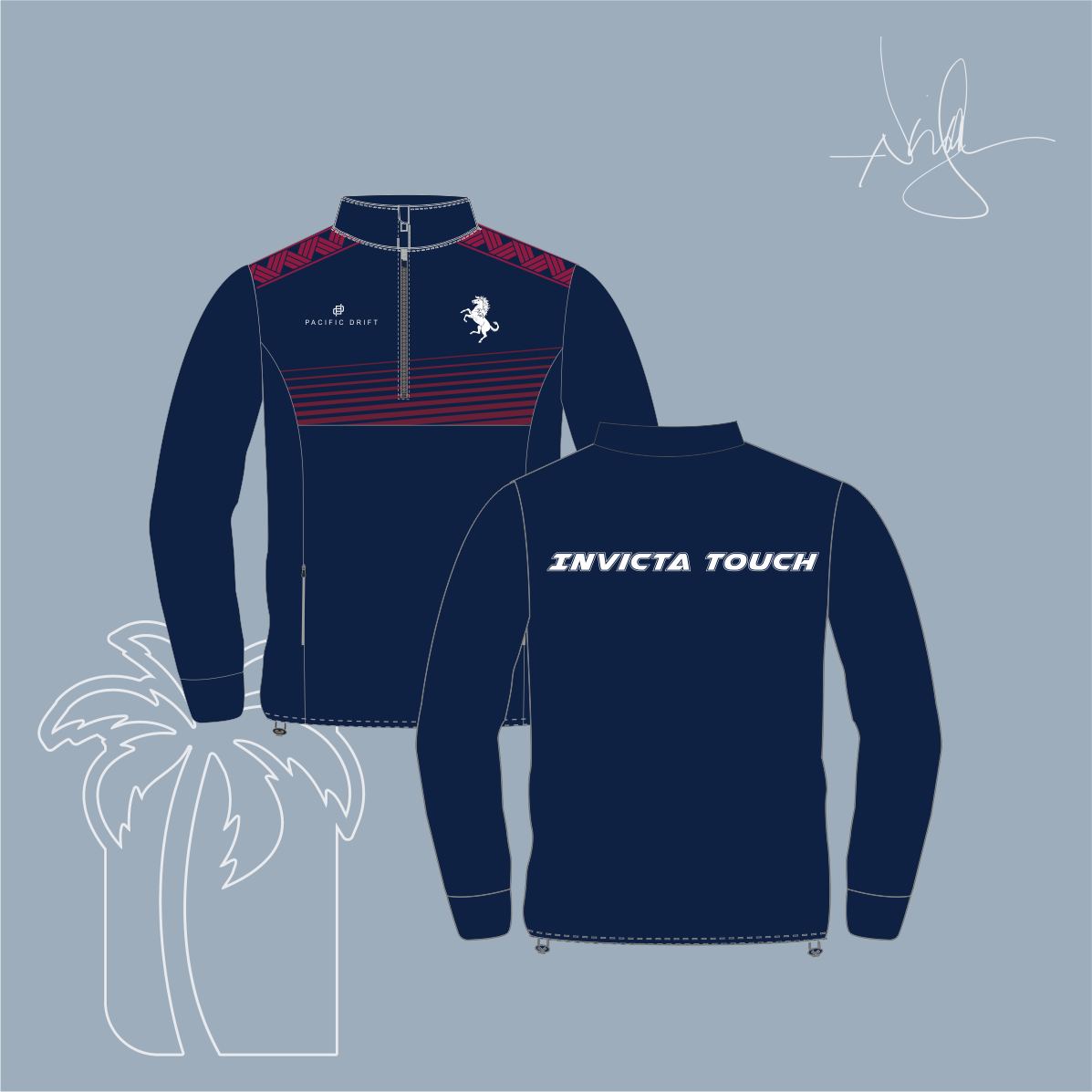 CCCU Smock Training Top – Pacific Drift